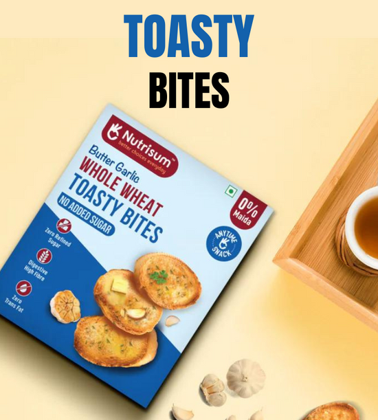 Nutrisum | Delicious Garlic Toasties | Toasted Garlic Mexican Herbs